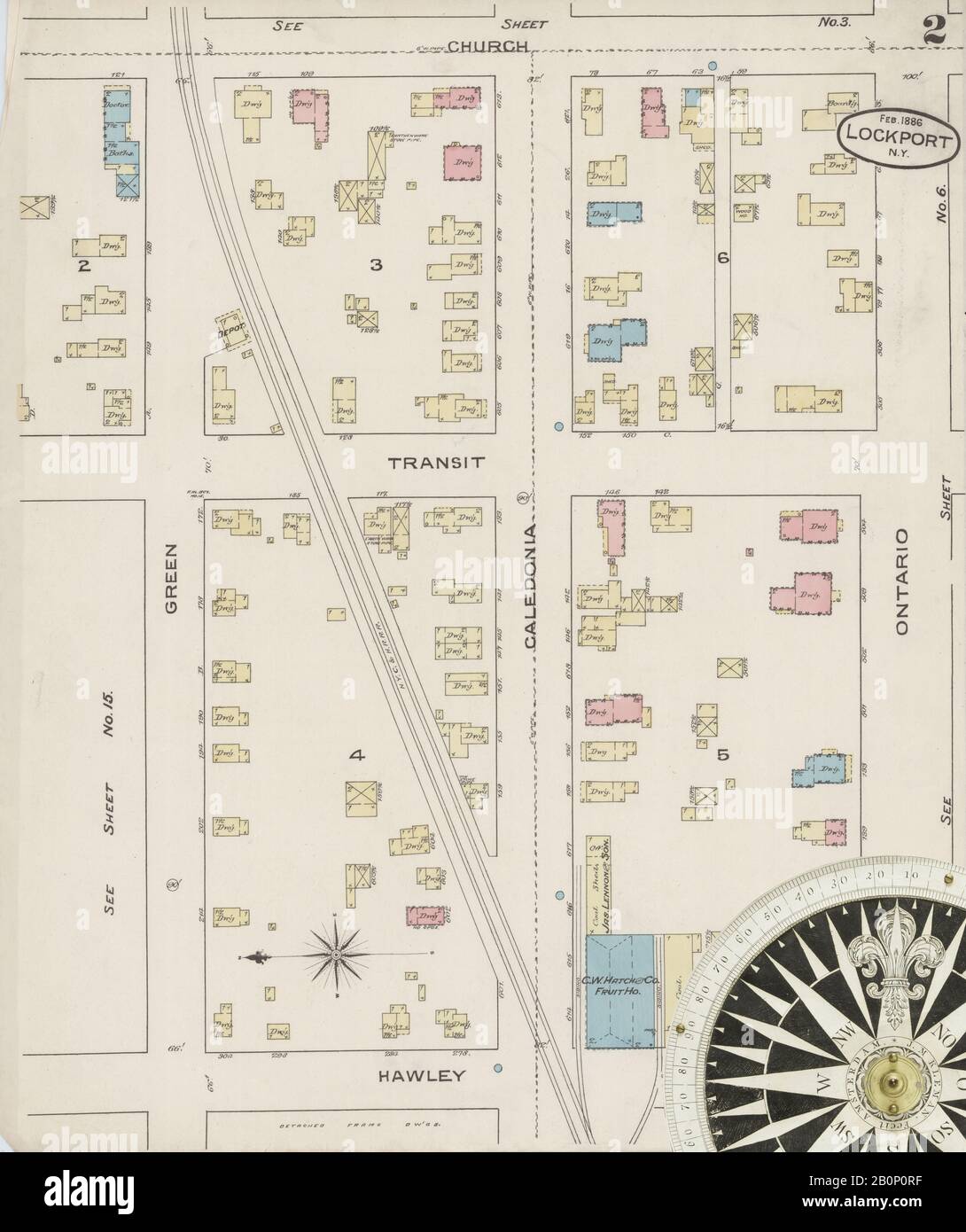 Map of lockport hi-res stock photography and images - Alamy
