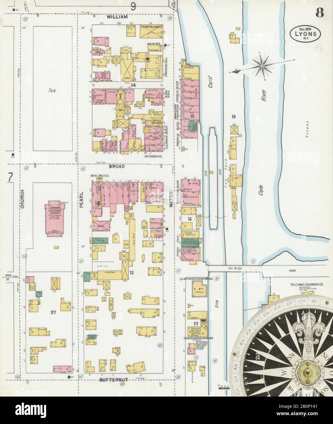 Image 8 of Sanborn Fire Insurance Map from Lyons, Wayne County, New ...