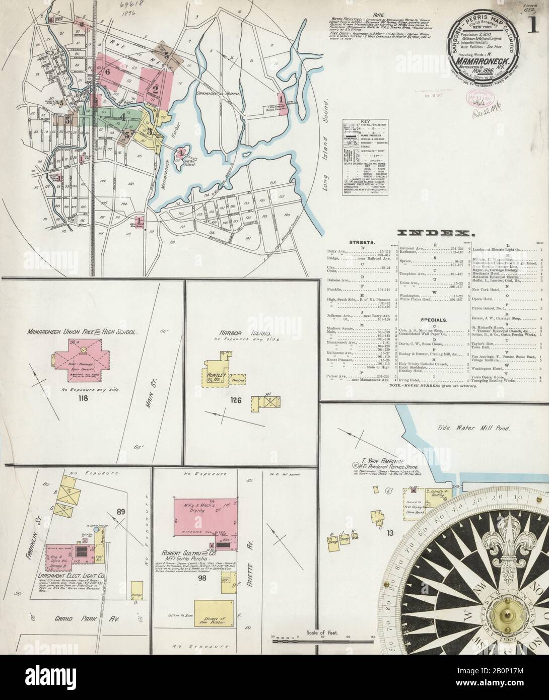 Map of mamaroneck hi-res stock photography and images - Alamy