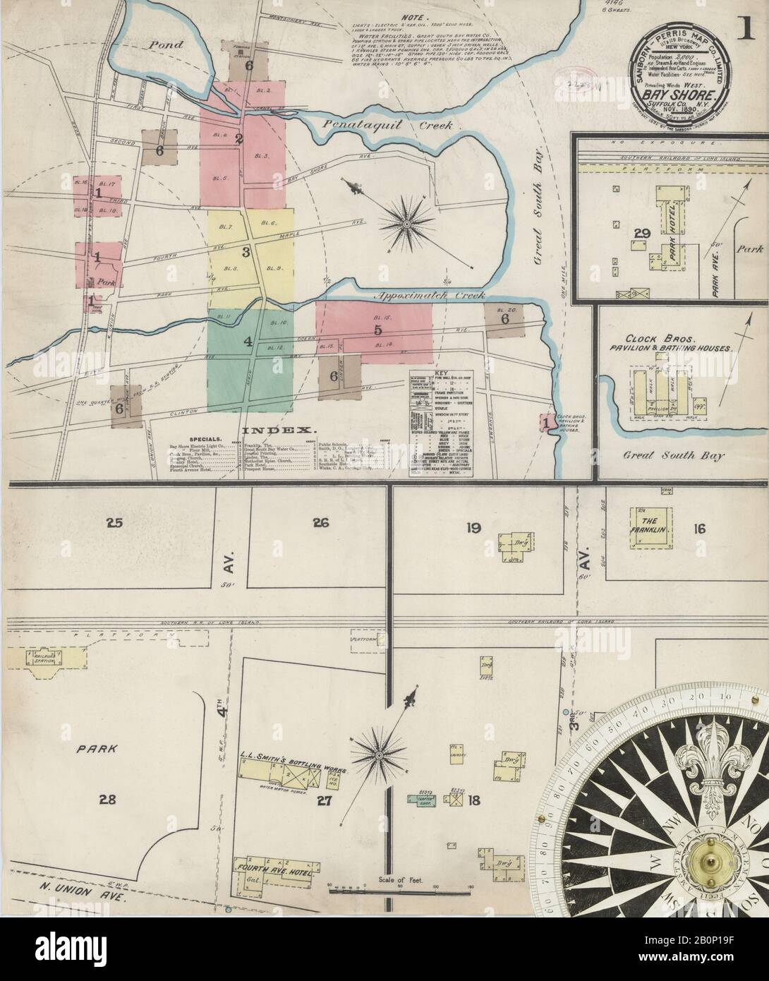 Map of bay shore new york hi-res stock photography and images - Alamy