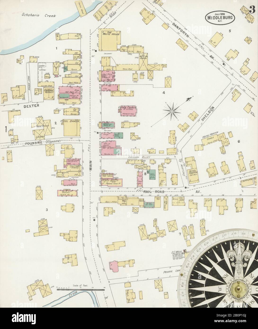 Image 3 of Sanborn Fire Insurance Map from Middleburgh, Schoharie ...