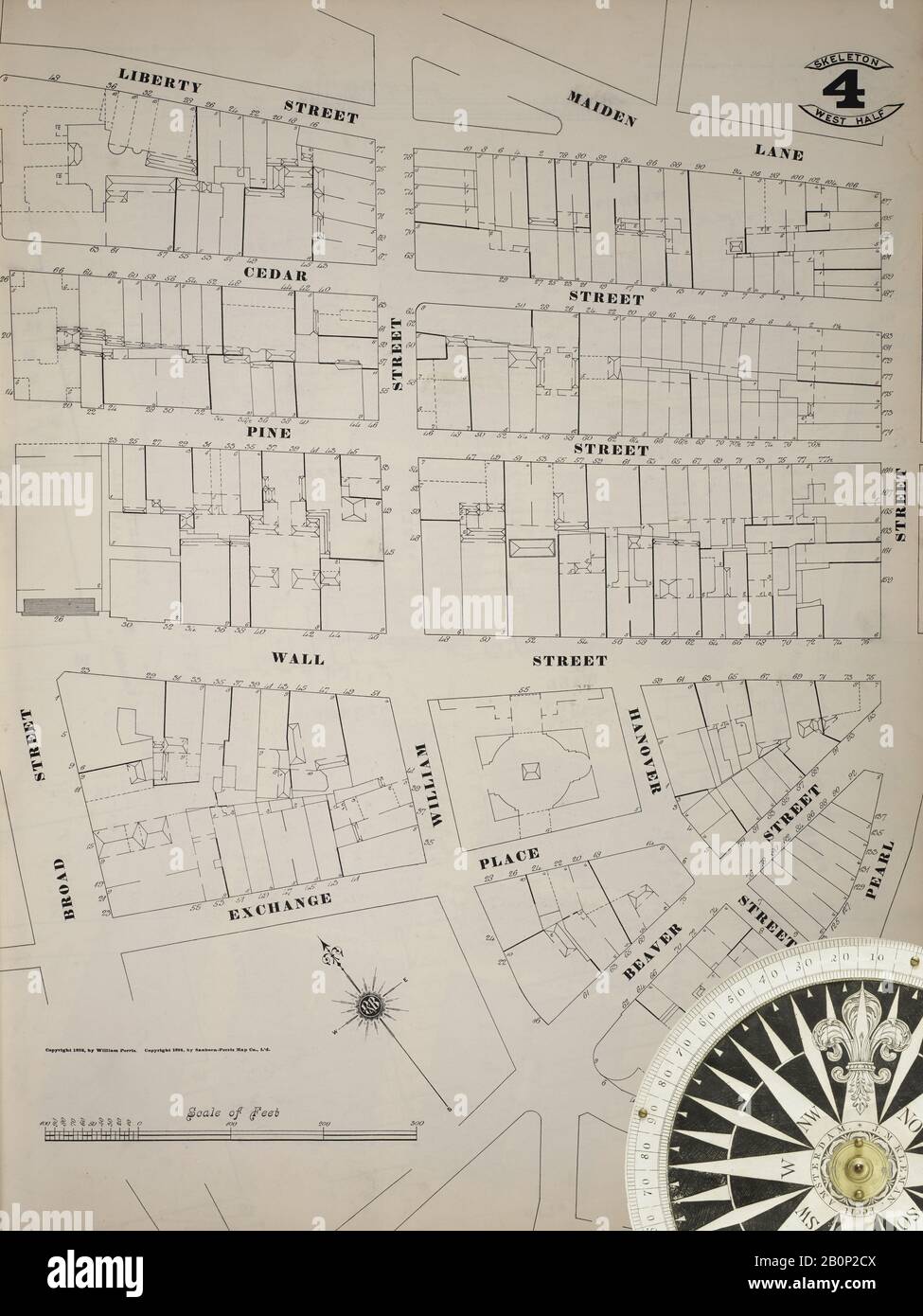 Old manhattan maps hi-res stock photography and images - Alamy