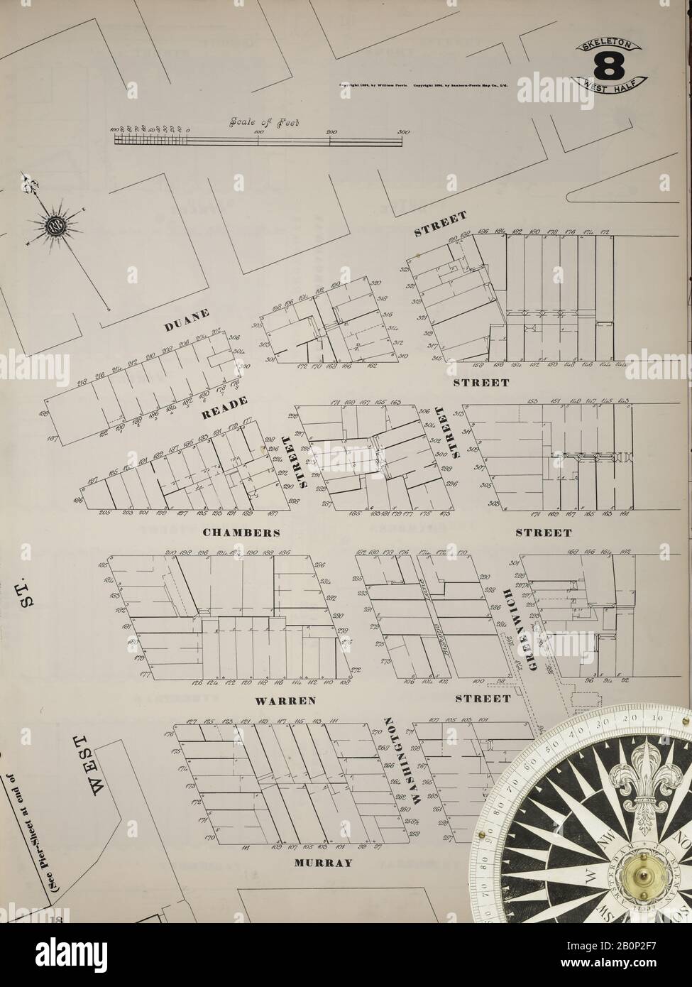 Map of dry goods district hi-res stock photography and images - Alamy