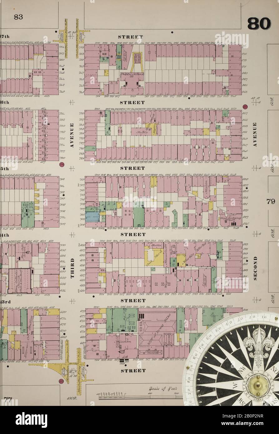 Manhattan map 1899 hi-res stock photography and images - Alamy