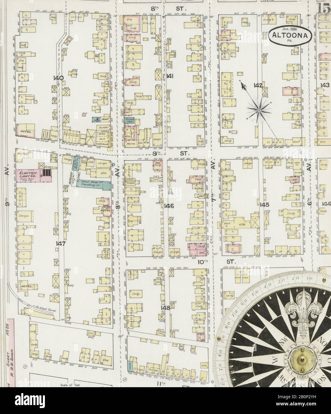 Image 15 of Sanborn Fire Insurance Map from Altoona, Blair County ...