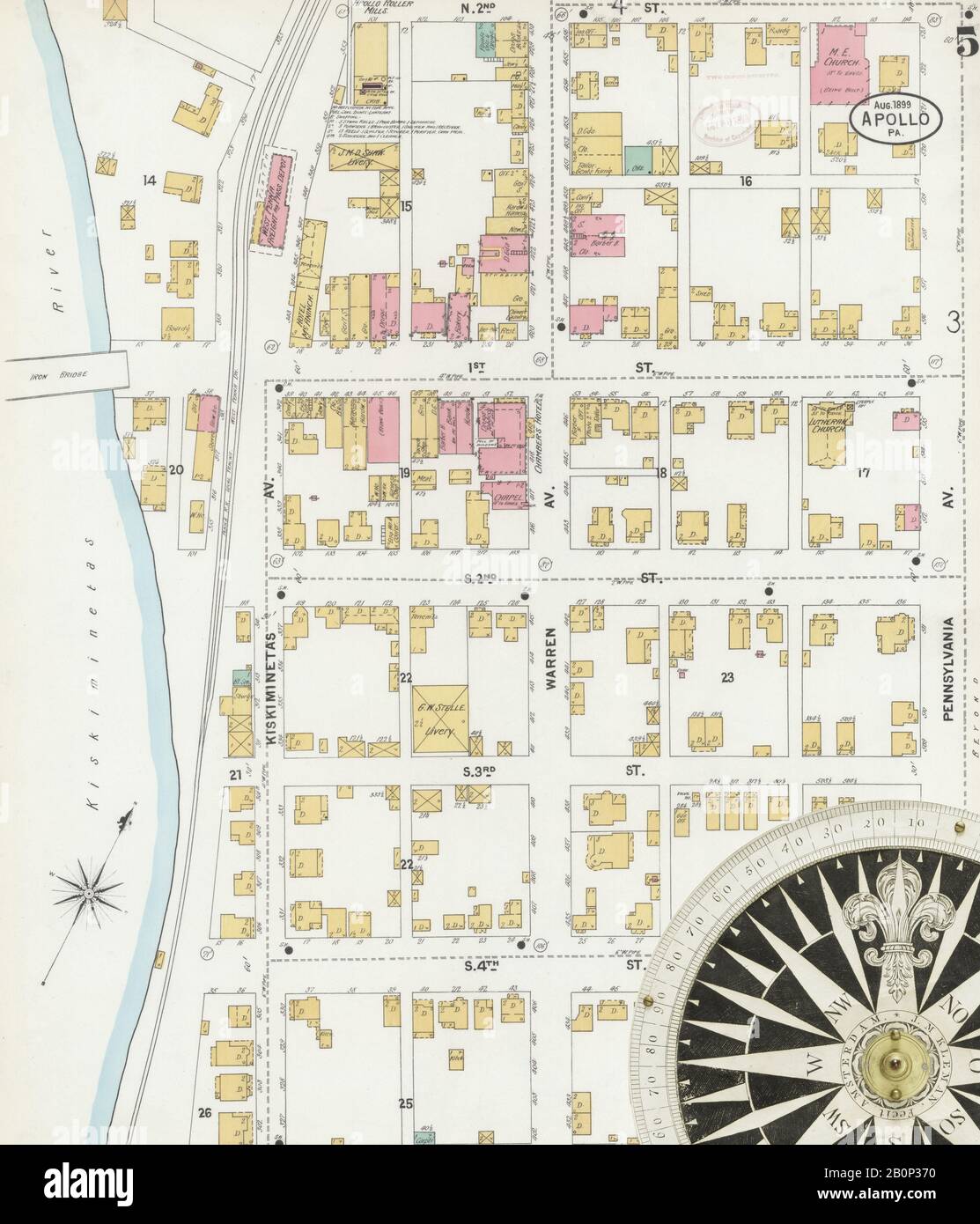 Map of armstrong hi-res stock photography and images - Alamy