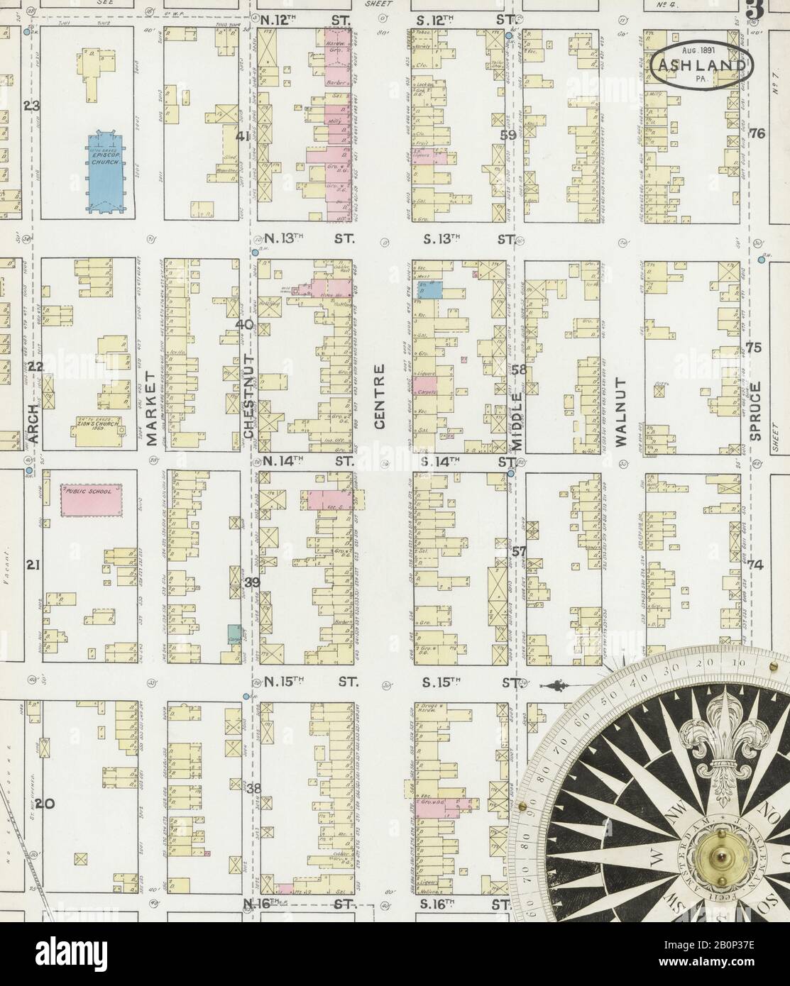 Gordon county map hi-res stock photography and images - Alamy