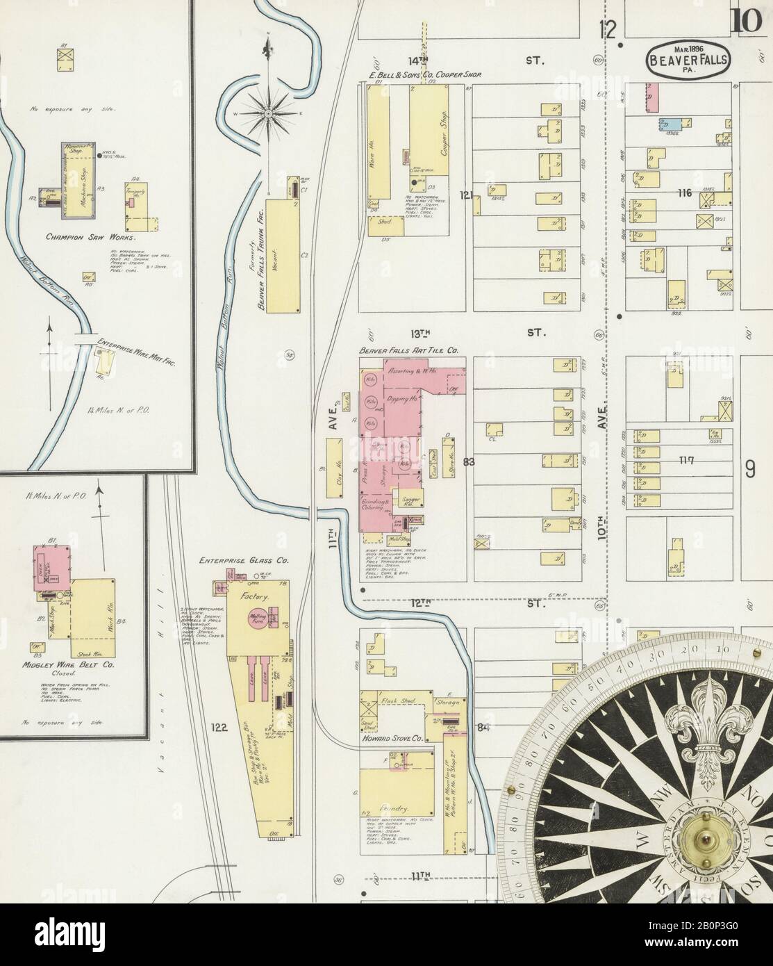 Image 10 of Sanborn Fire Insurance Map from Beaver Falls, Beaver County ...