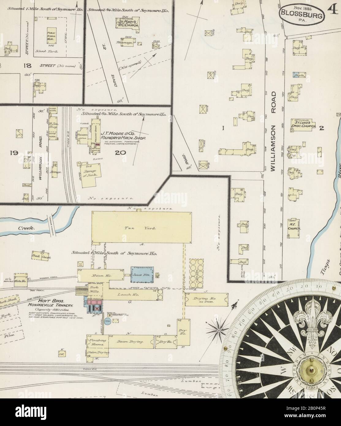 Image 4 of Sanborn Fire Insurance Map from Blossburg, Tioga County ... Image 4 of Sanborn Fire Insurance Map from Blossburg, Tioga County ...