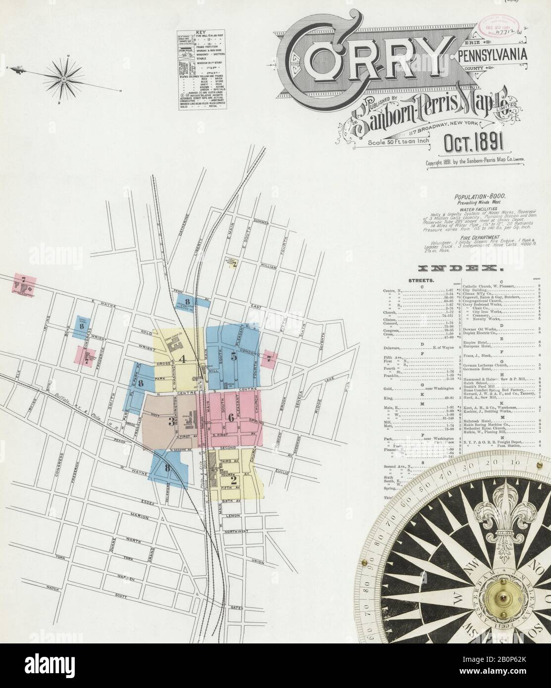 Corry pennsylvania map hi-res stock photography and images - Alamy