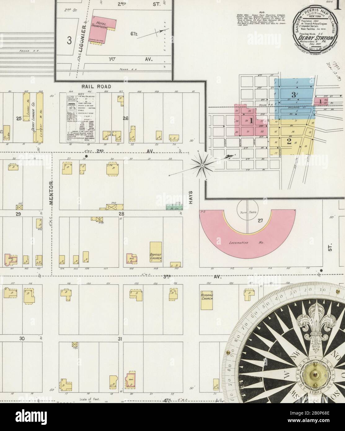 Map of derry hi-res stock photography and images - Alamy