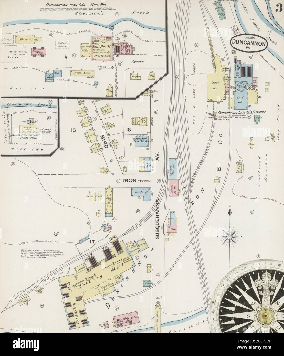 Map of duncannon hi-res stock photography and images - Alamy