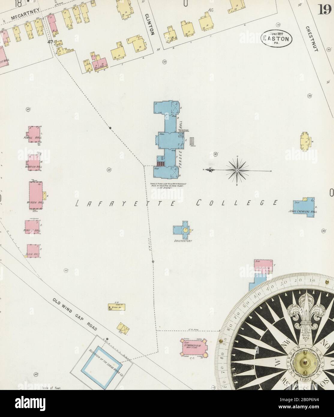 Map of easton hi-res stock photography and images - Alamy