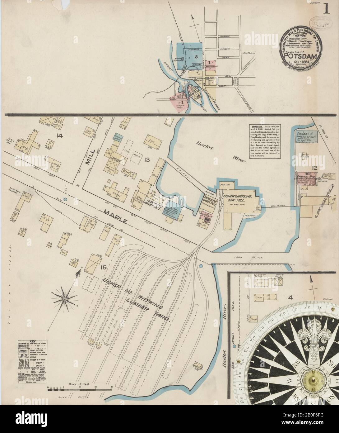 Old potsdam map hi-res stock photography and images - Alamy