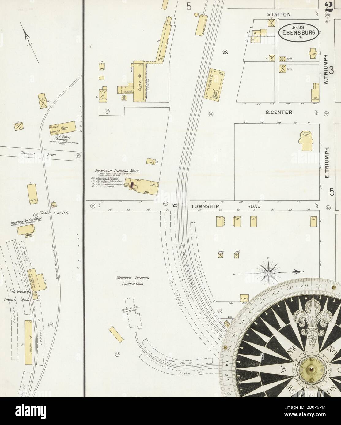 Cambria County Pa Township Map