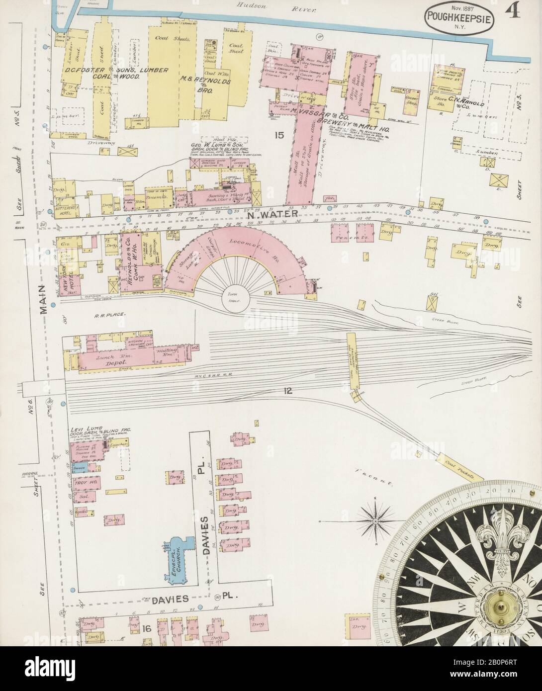 Map Of Poughkeepsie High Resolution Stock Photography and Images - Alamy