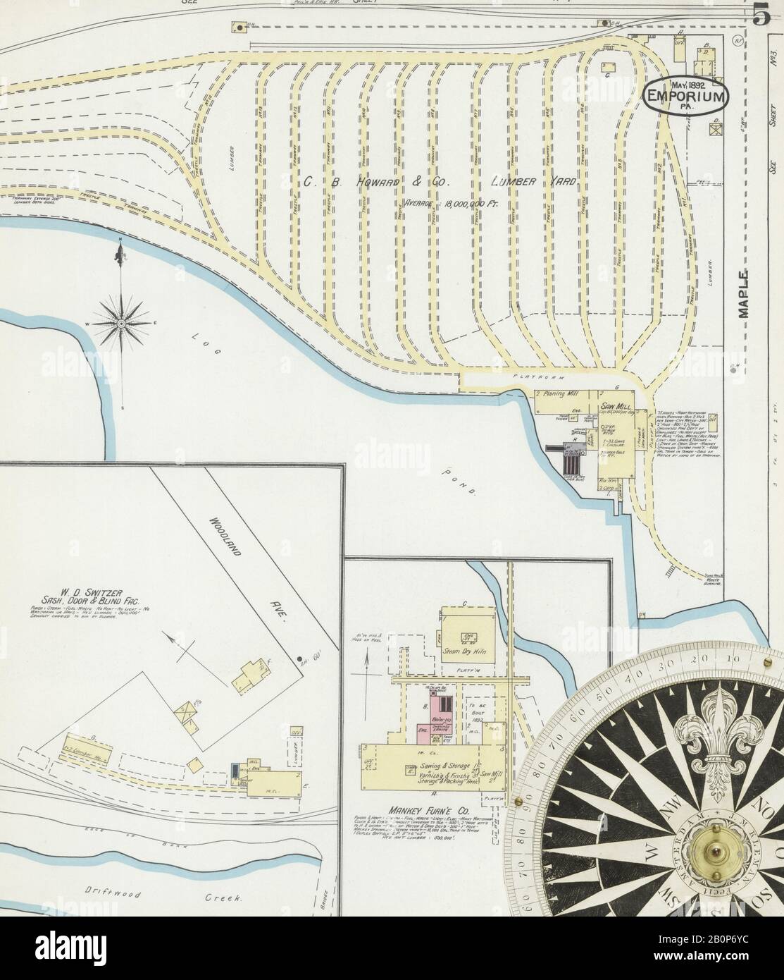 Map of cameron hi-res stock photography and images - Alamy
