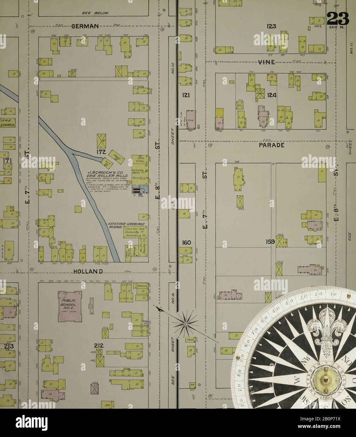 Image 23 of Sanborn Fire Insurance Map from Erie, Erie County ...