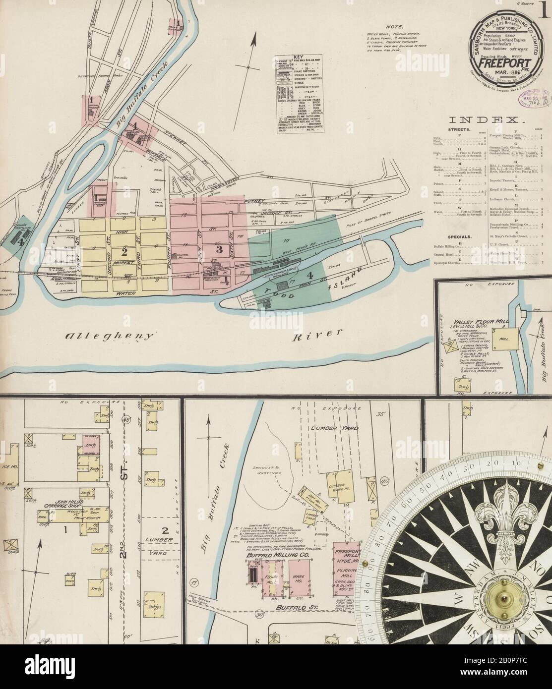 Image 1 of Sanborn Fire Insurance Map from Freeport, Armstrong County ...