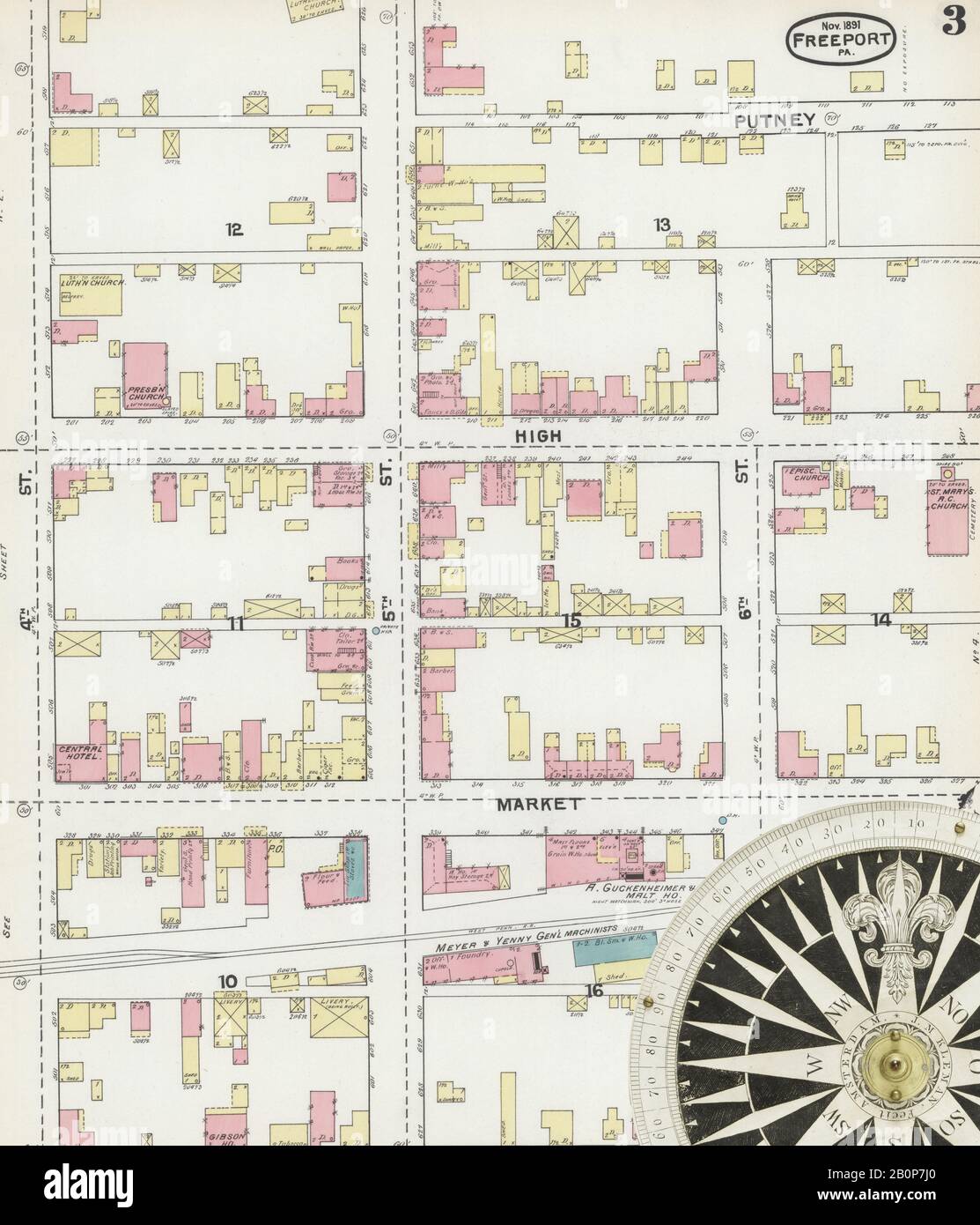 Image 3 of Sanborn Fire Insurance Map from Freeport, Armstrong County ...