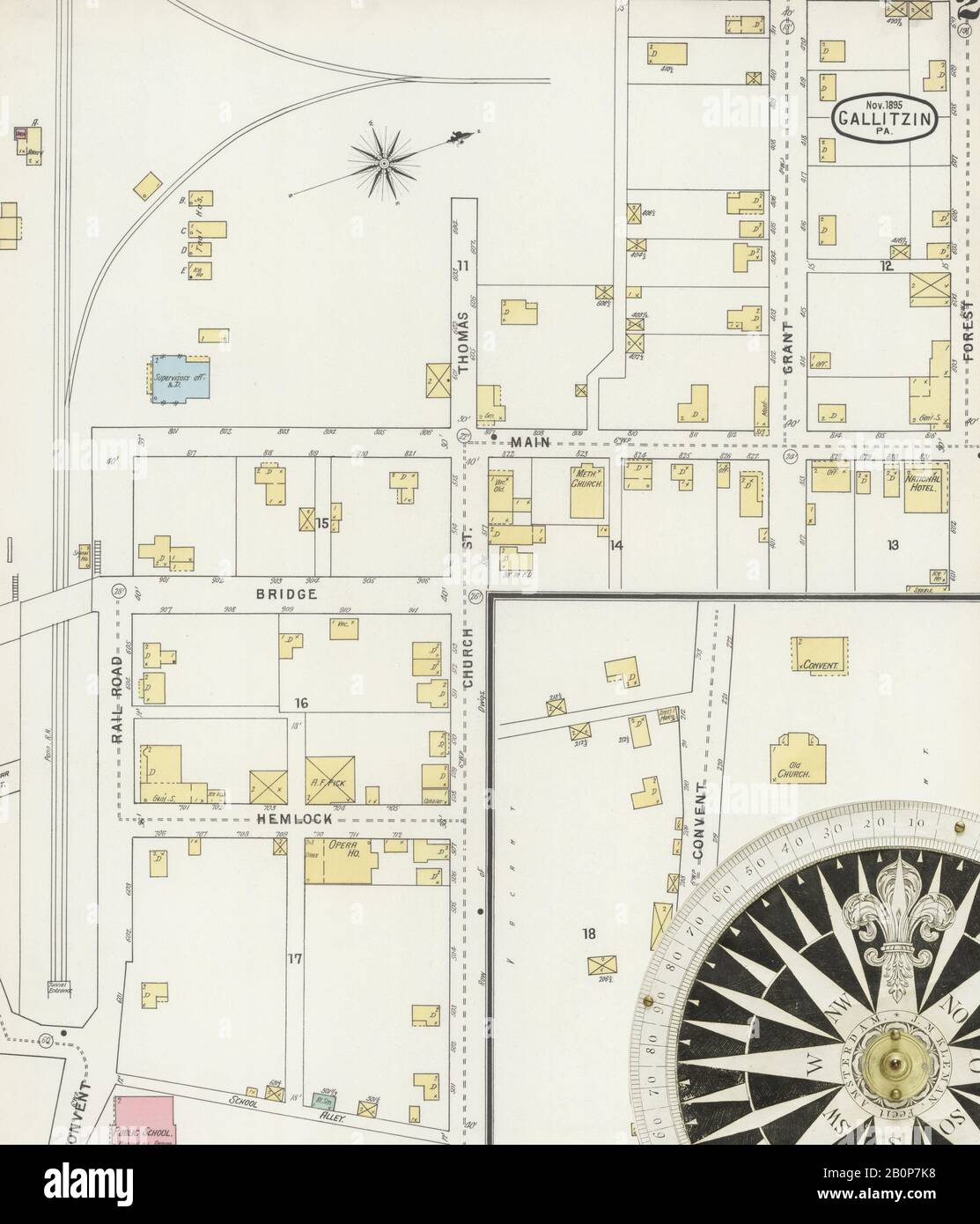 Image 2 of Sanborn Fire Insurance Map from Gallitzin, Cambria County ...
