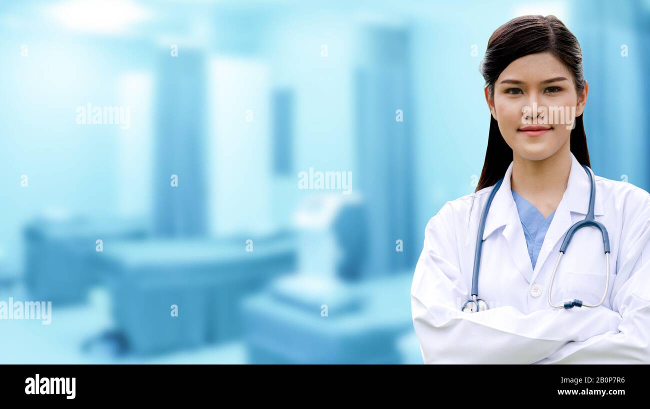 Professional doctor at the hospital. Medical healthcare business and ...