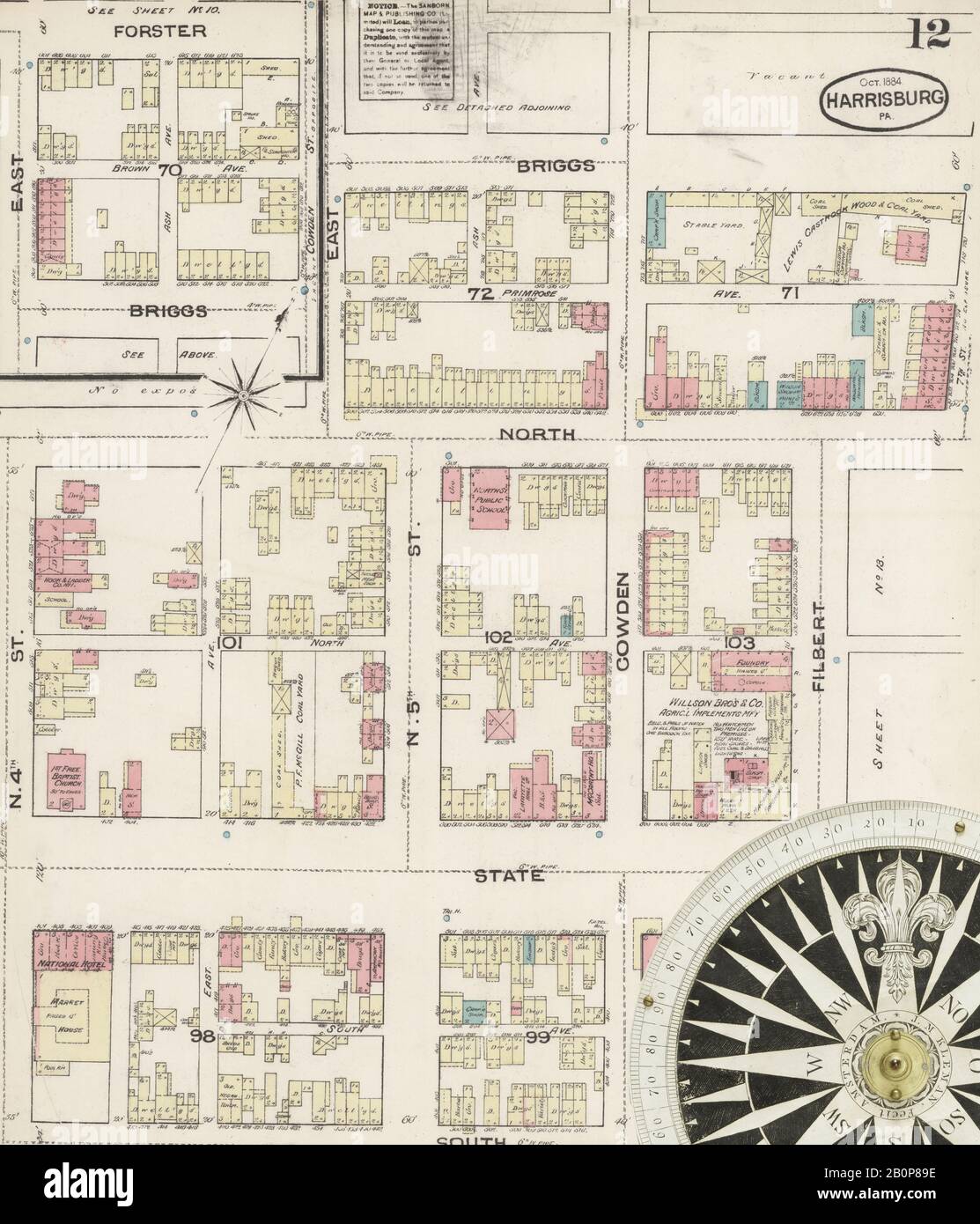 Image 12 of Sanborn Fire Insurance Map from Harrisburg, Dauphin County ...