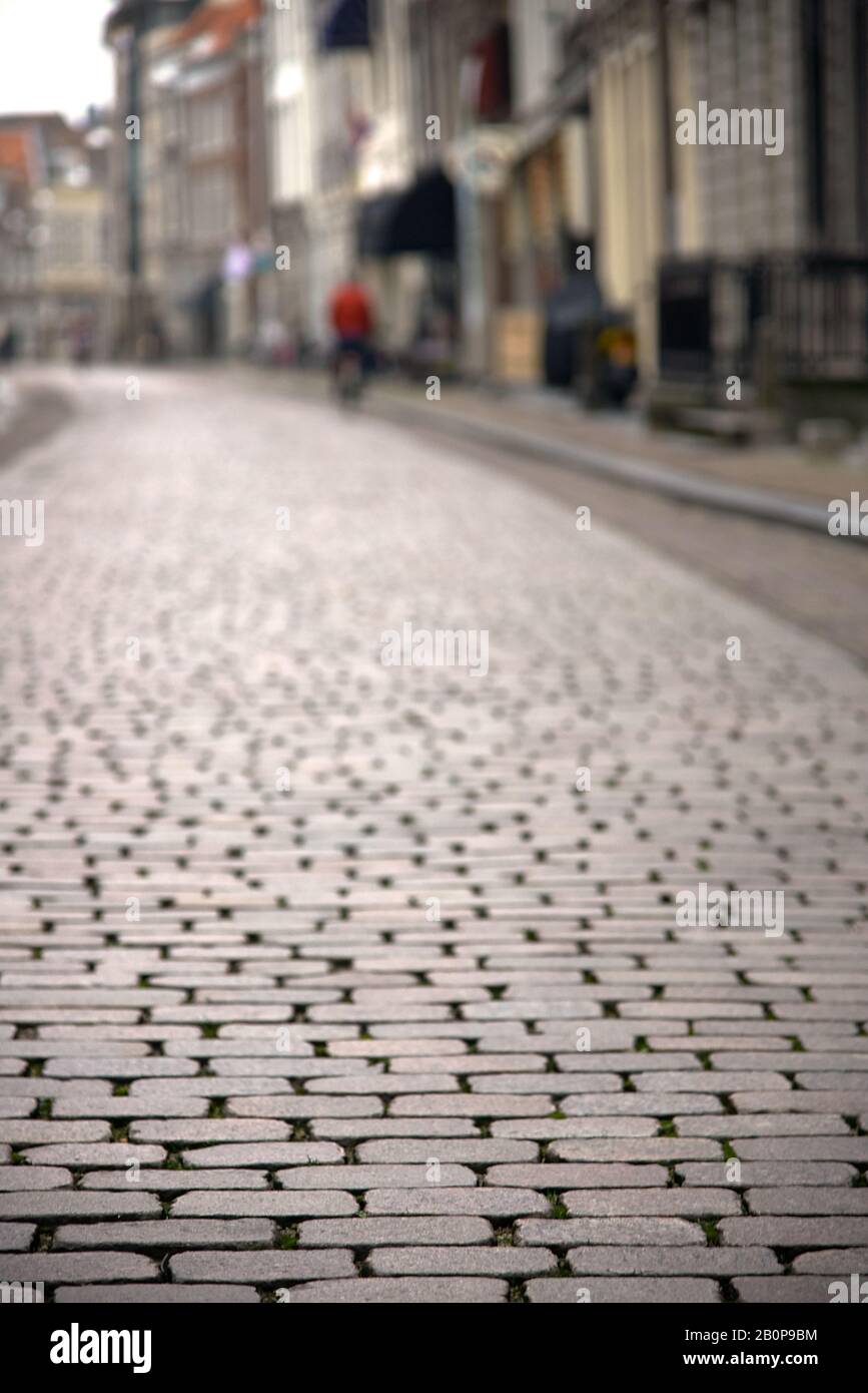 Cobbled path at the Paris Roubaix cycling race route Stock Photo - Alamy
