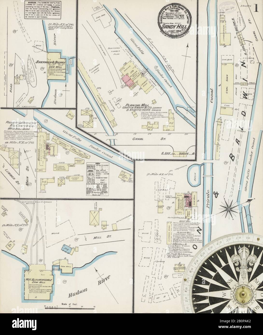 Image 1 of Sanborn Fire Insurance Map from Sandy Hill, Washington ...