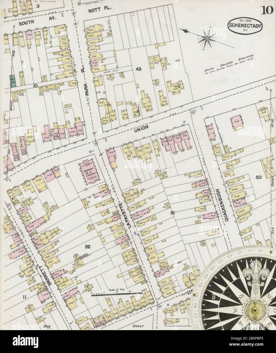Map of schenectady hi-res stock photography and images - Alamy