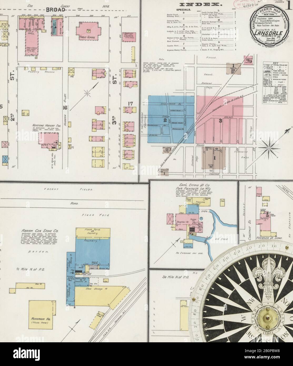 Map of lansdale hi-res stock photography and images - Alamy