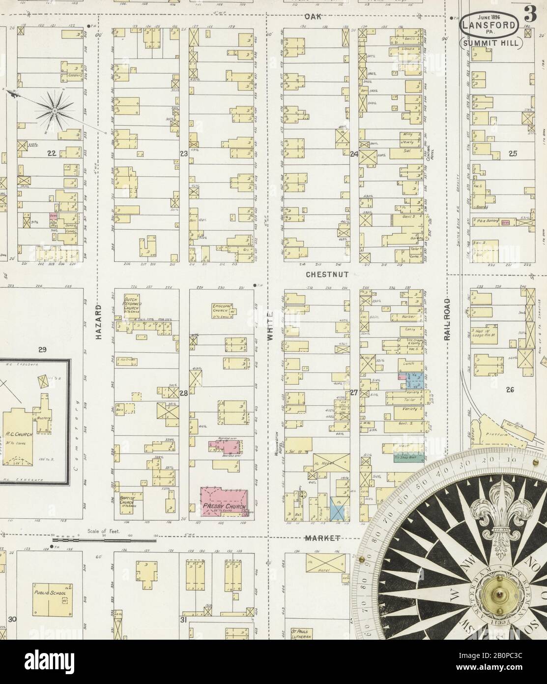 Coaldale map hi-res stock photography and images - Alamy