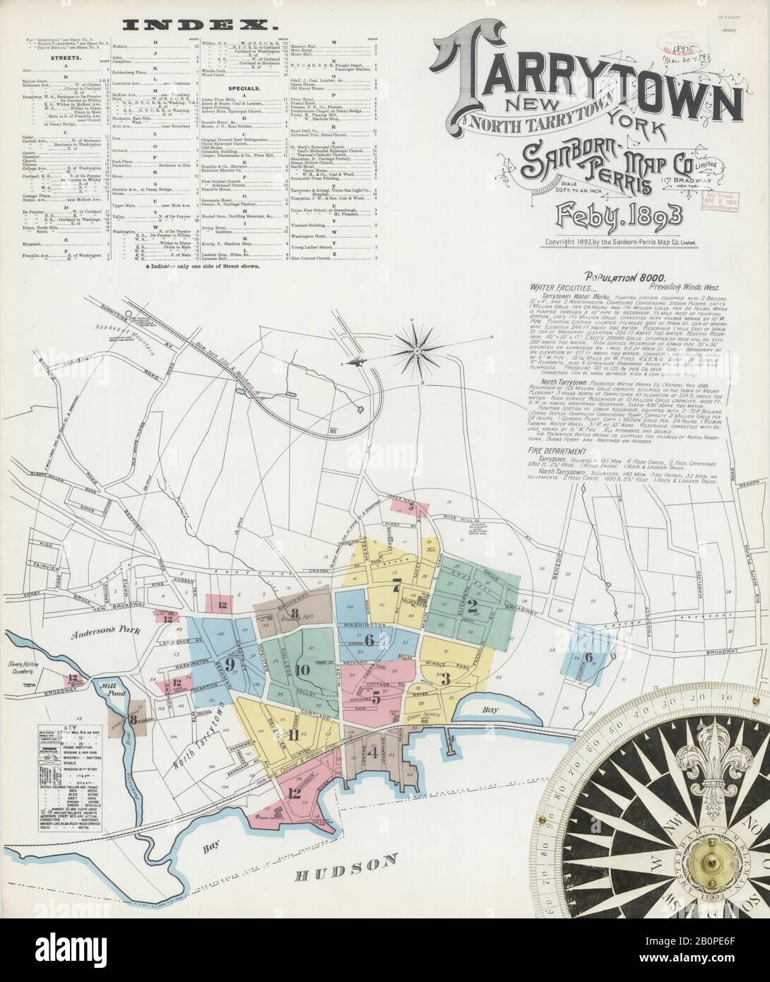 Map of tarrytown hi-res stock photography and images - Alamy