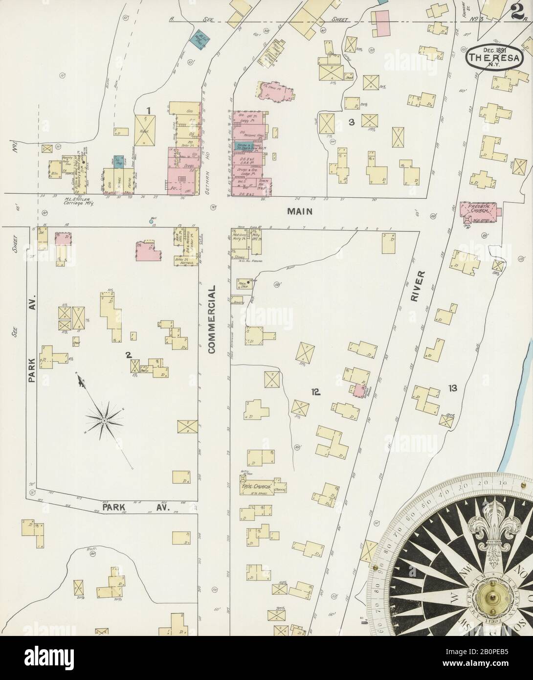 Image 2 of Sanborn Fire Insurance Map from Theresa, Jefferson County ...