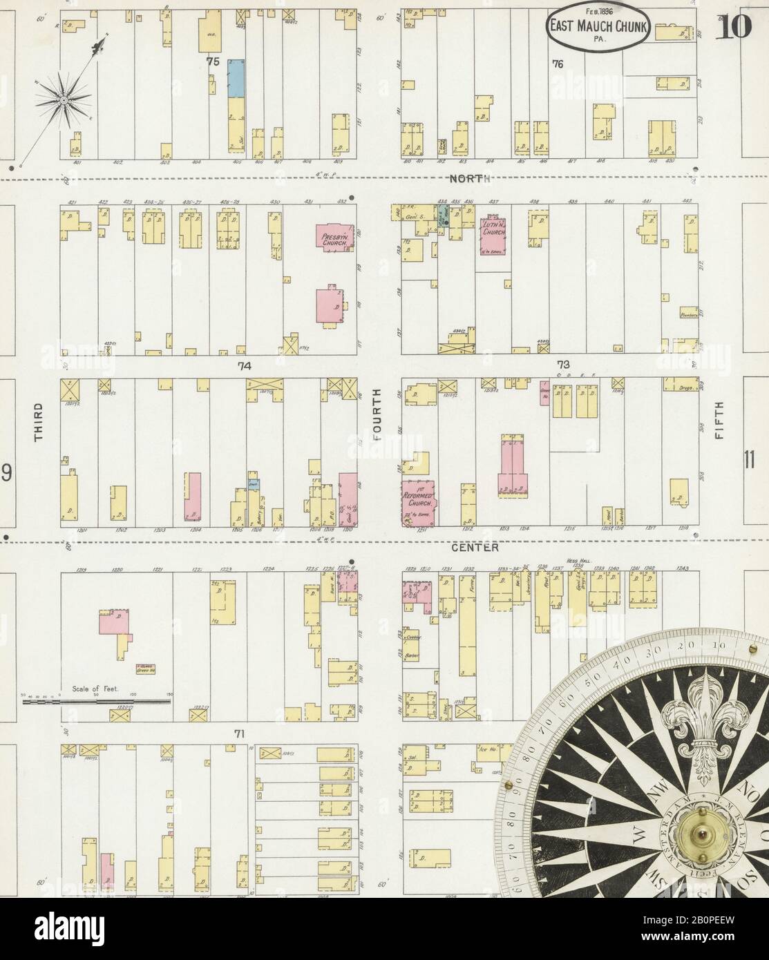 Image 10 of Sanborn Fire Insurance Map from Mauch Chunk, Carbon County ...