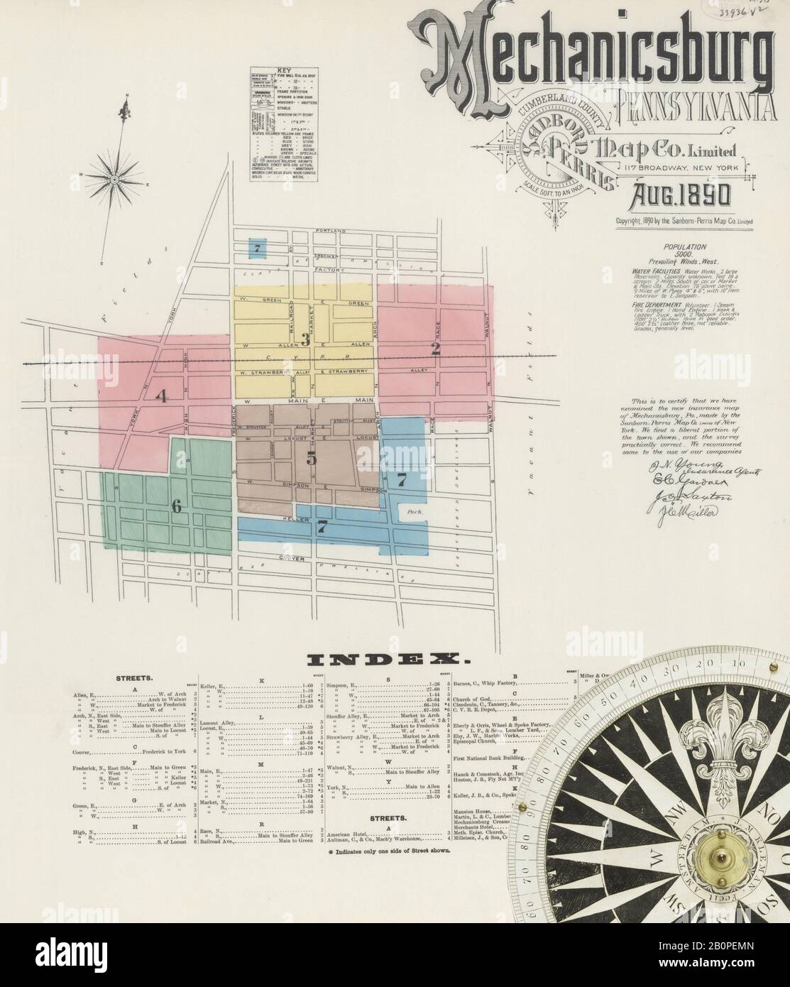 Map of mechanicsburg hi-res stock photography and images - Alamy