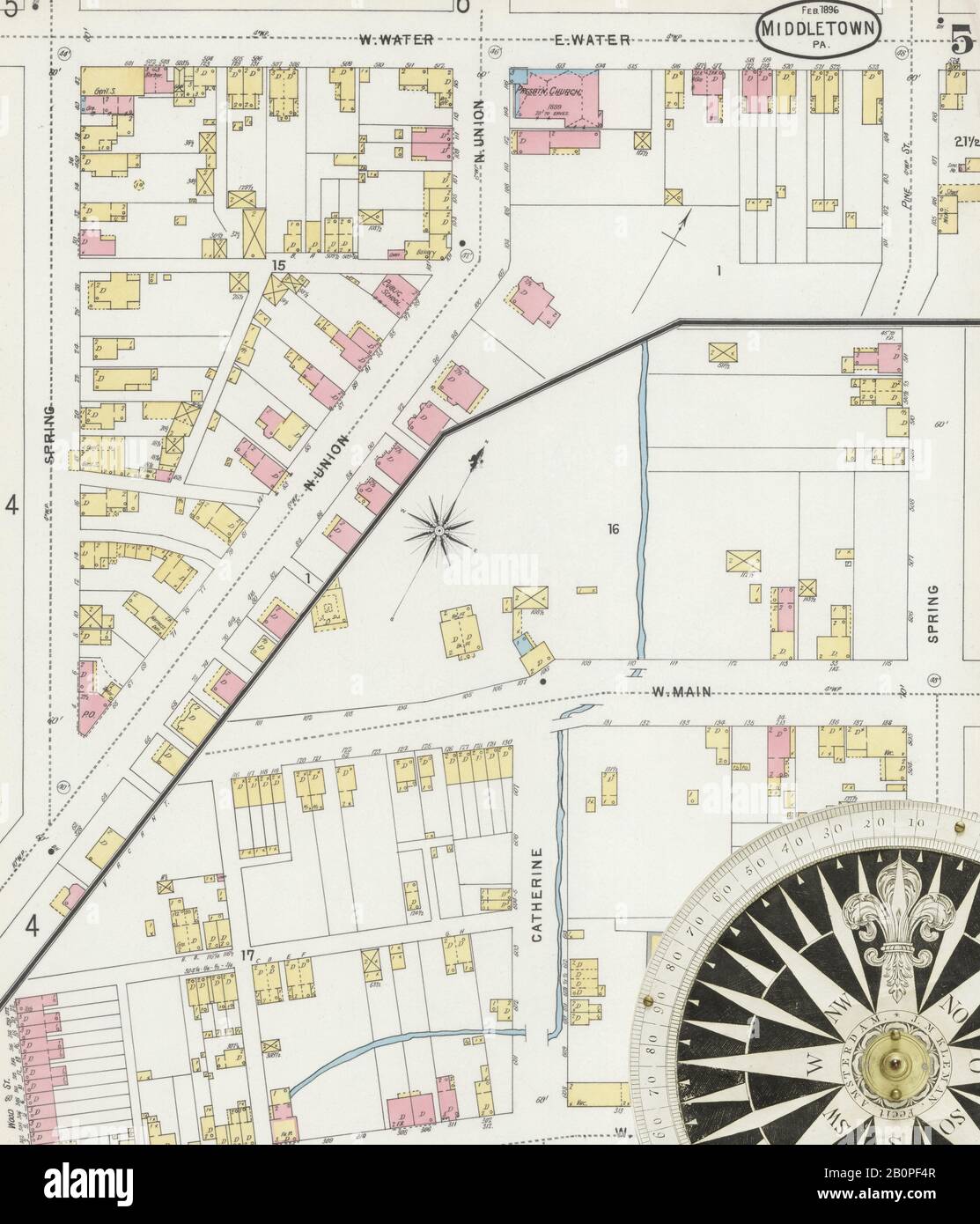 Middletown pennsylvania map hi-res stock photography and images - Alamy