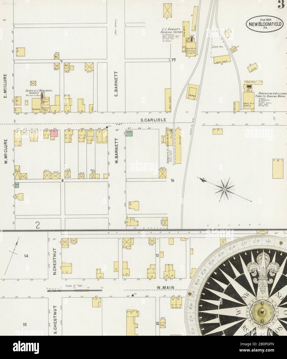 Map of bloomfield hi-res stock photography and images - Alamy