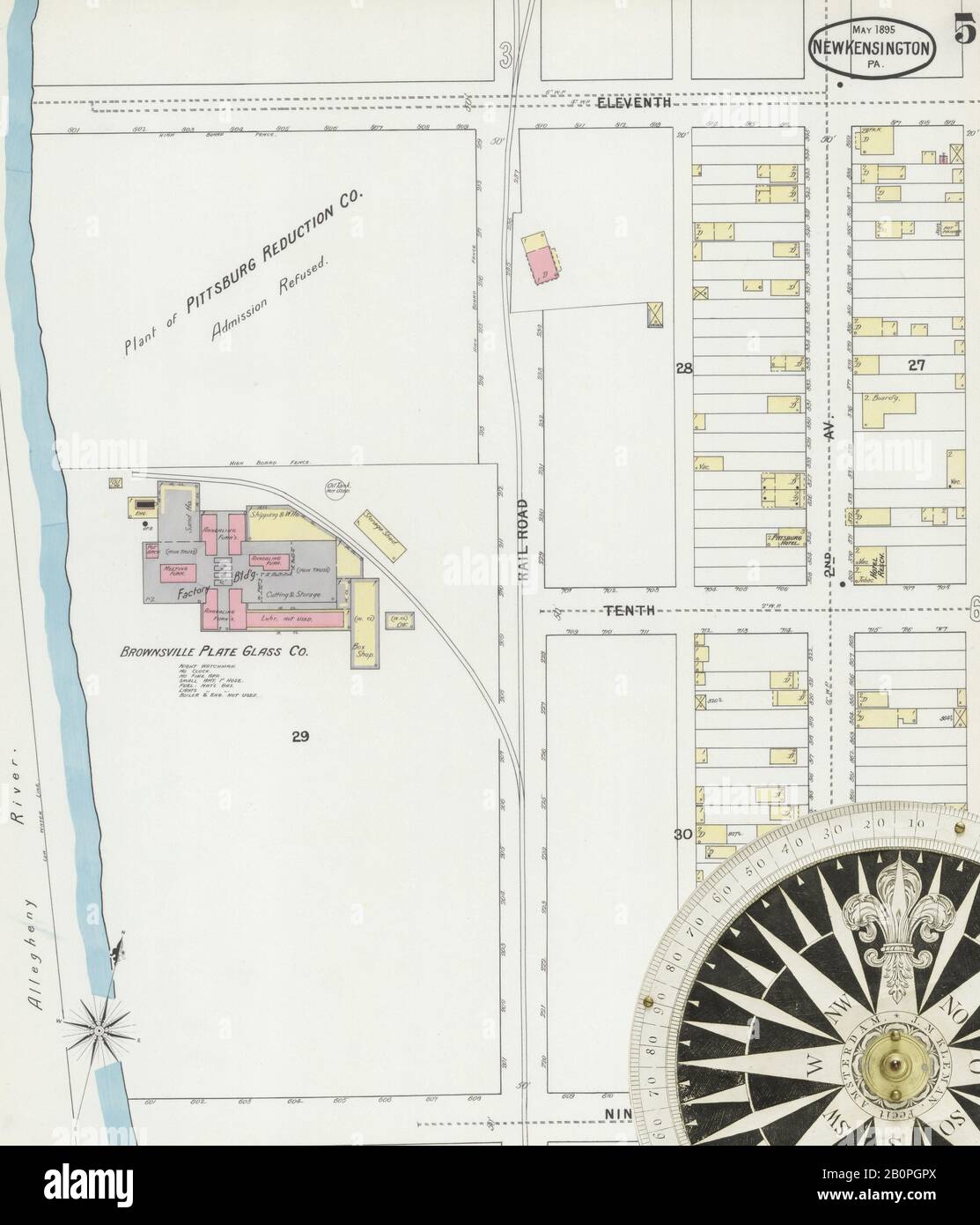 Image 5 of Sanborn Fire Insurance Map from New Kensington, Westmoreland ...