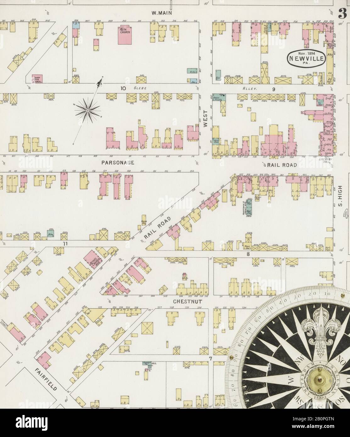 Image 3 of Sanborn Fire Insurance Map from Newville, Cumberland County ...