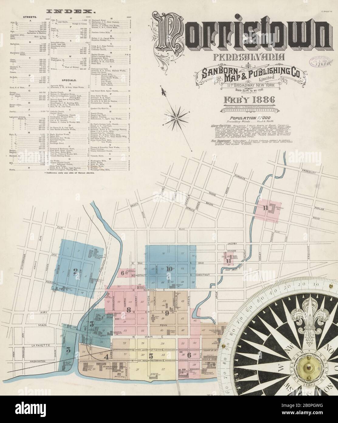 Map of norristown hi-res stock photography and images - Alamy