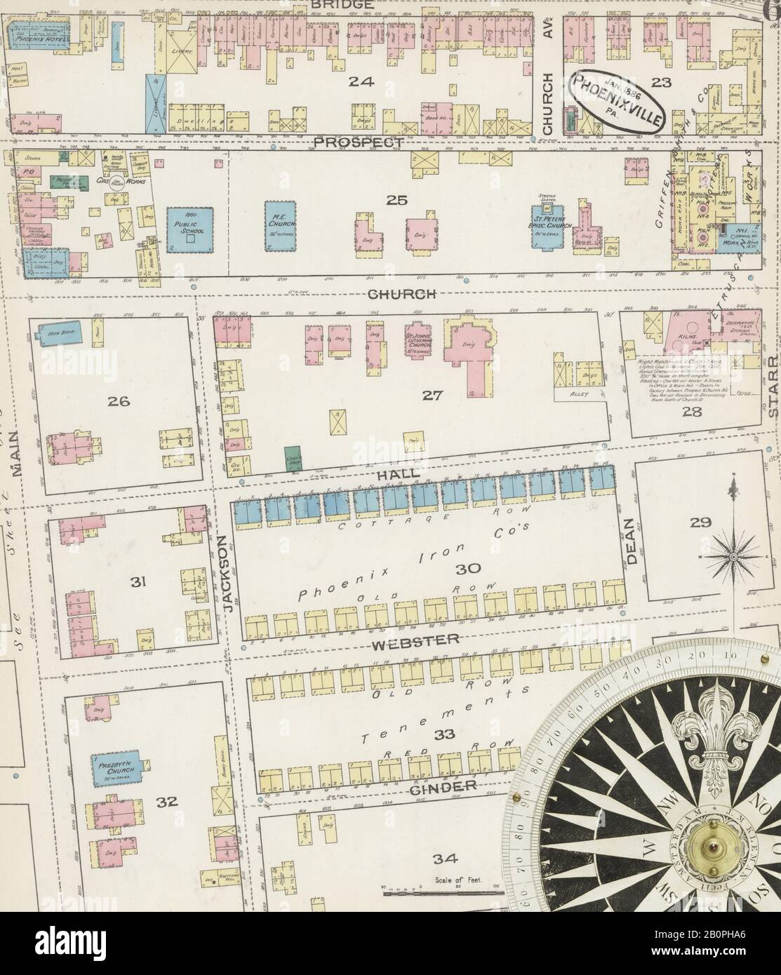 Map of phoenixville hi-res stock photography and images - Alamy