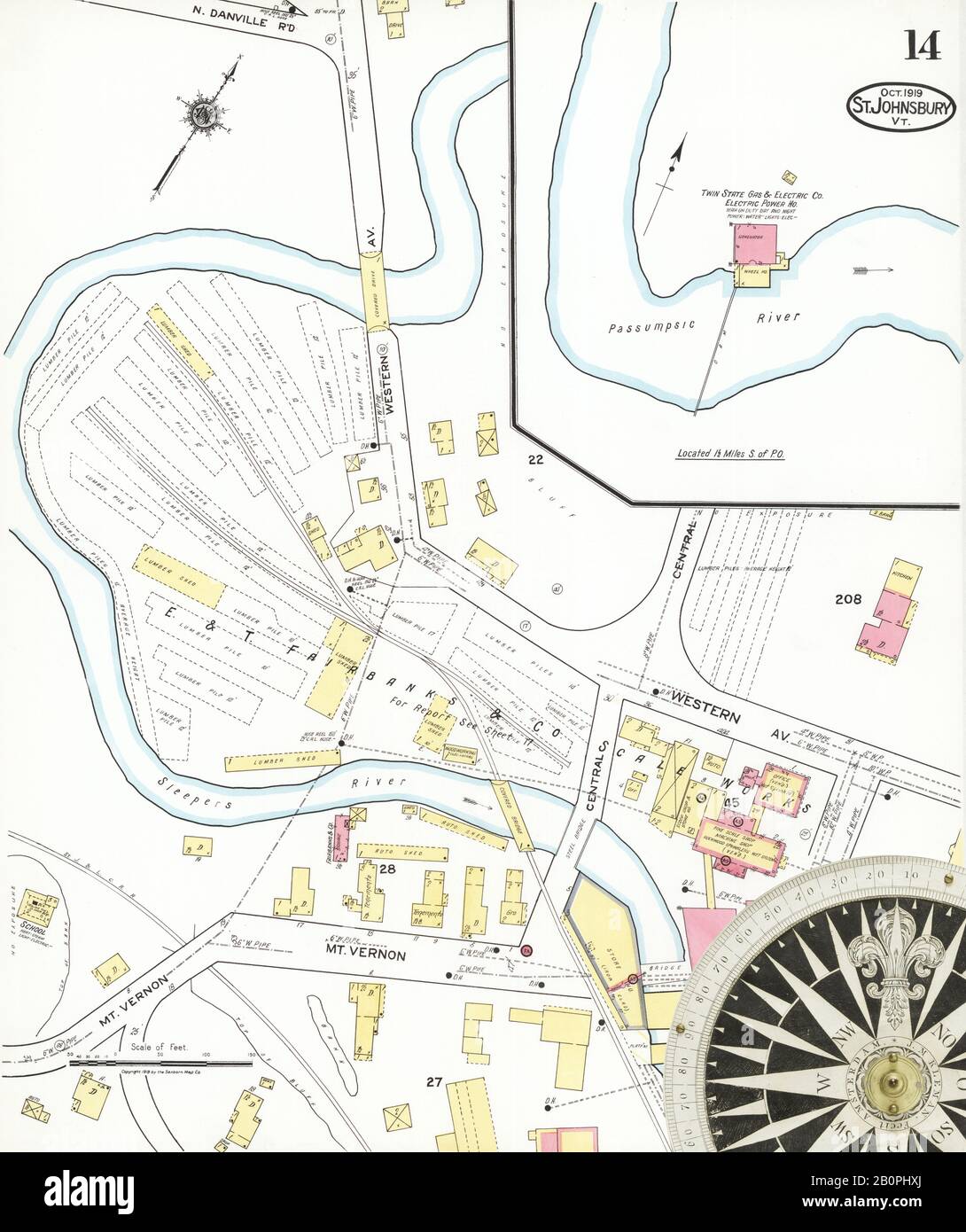 Image 14 of Sanborn Fire Insurance Map from Saint Johnsbury, Caledonia ...