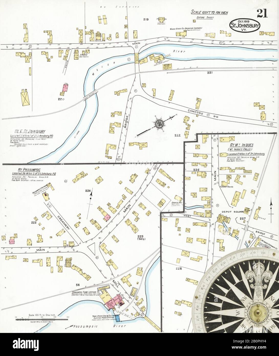 Image 21 of Sanborn Fire Insurance Map from Saint Johnsbury, Caledonia ...