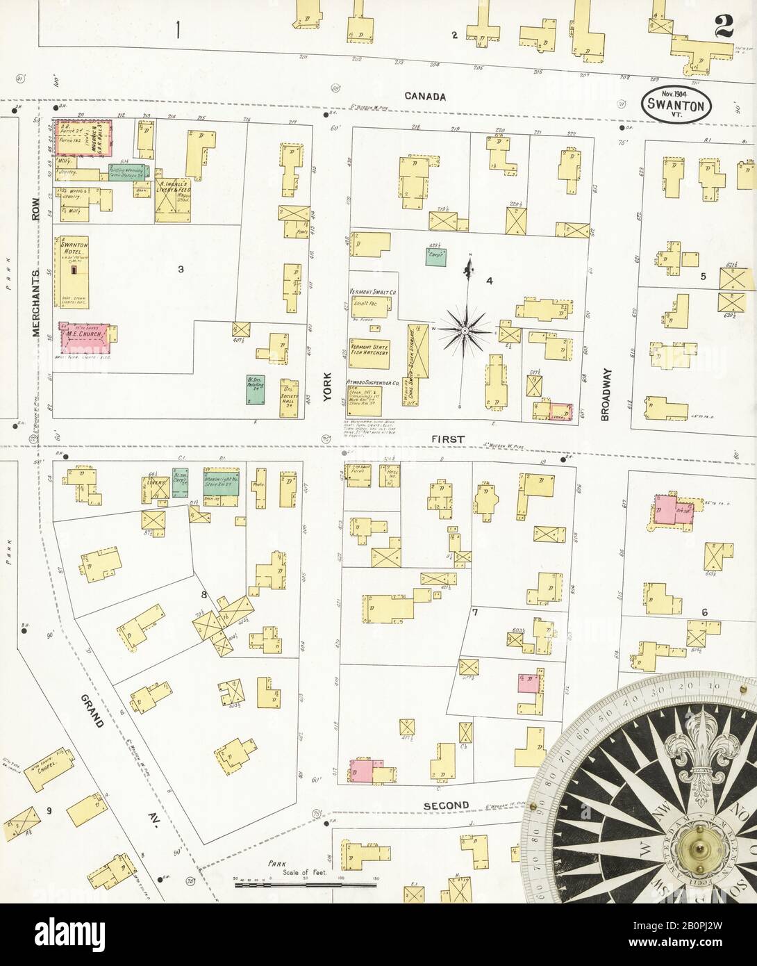 Map of swanton hi-res stock photography and images - Alamy