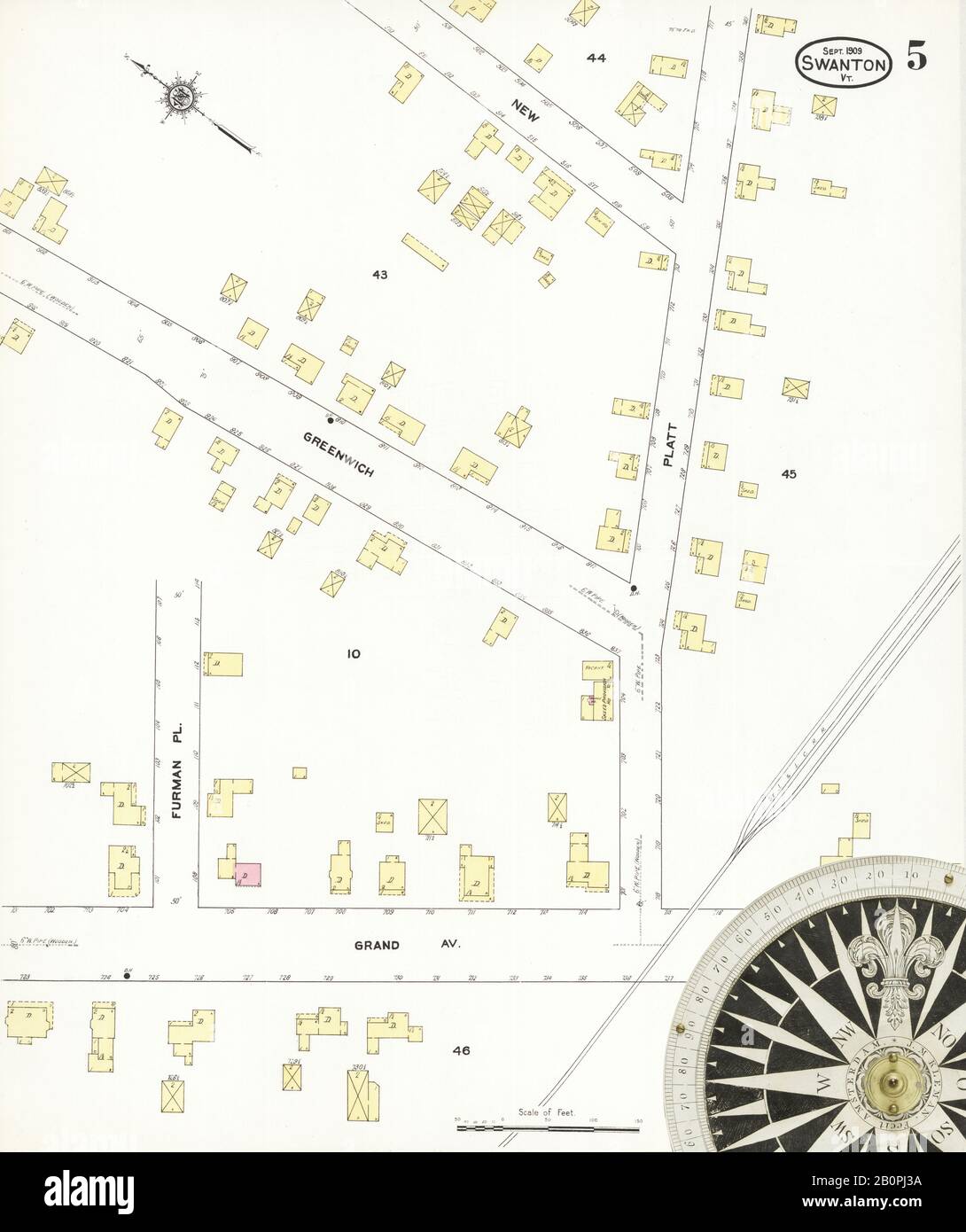 Map of swanton hi-res stock photography and images - Alamy
