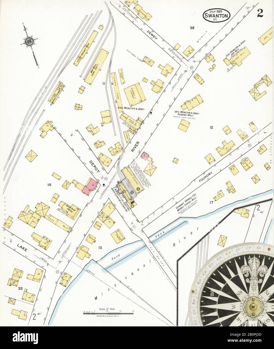 Map of swanton hi-res stock photography and images - Alamy