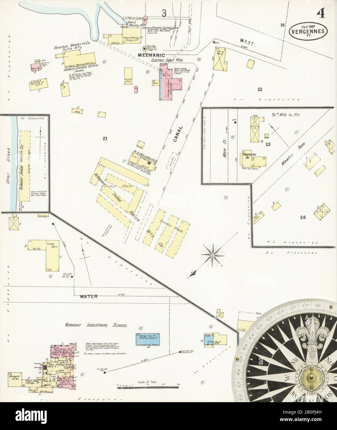 Image 4 of Sanborn Fire Insurance Map from Vergennes, Addison County ...