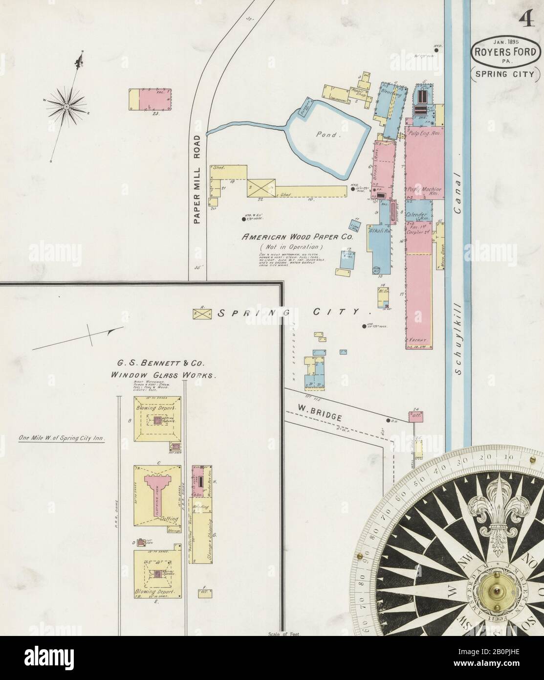 Image 4 of Sanborn Fire Insurance Map from Royersford, Montgomery ...