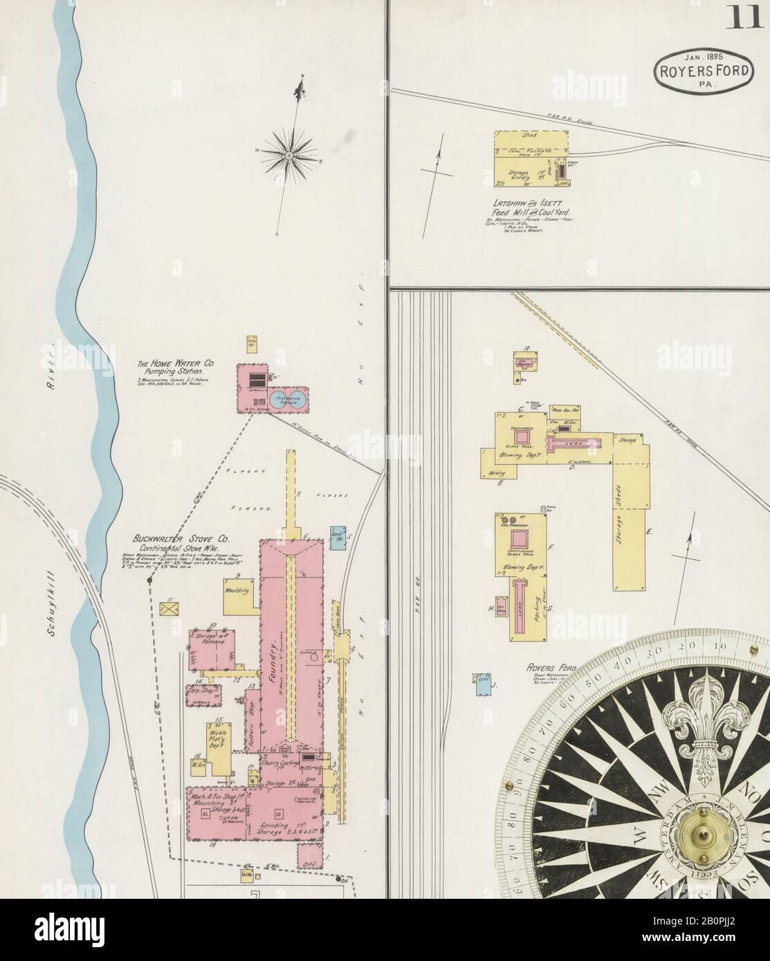 Image 11 of Sanborn Fire Insurance Map from Royersford, Montgomery ...
